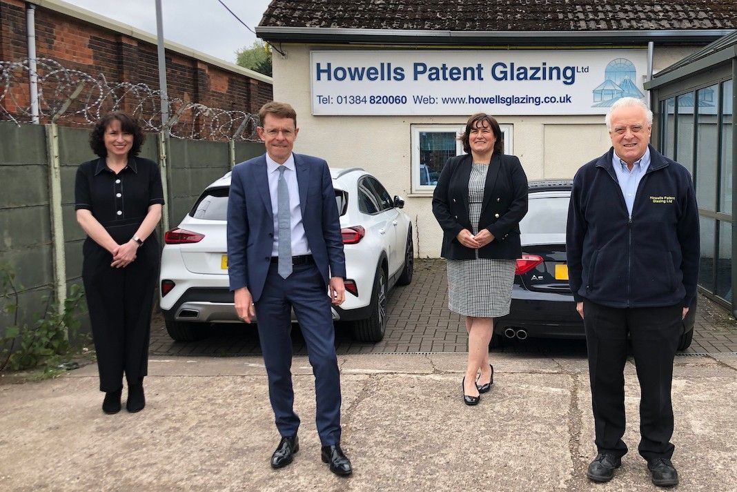 Howells hosts mayor during mental health week | Glass & Glazing ...