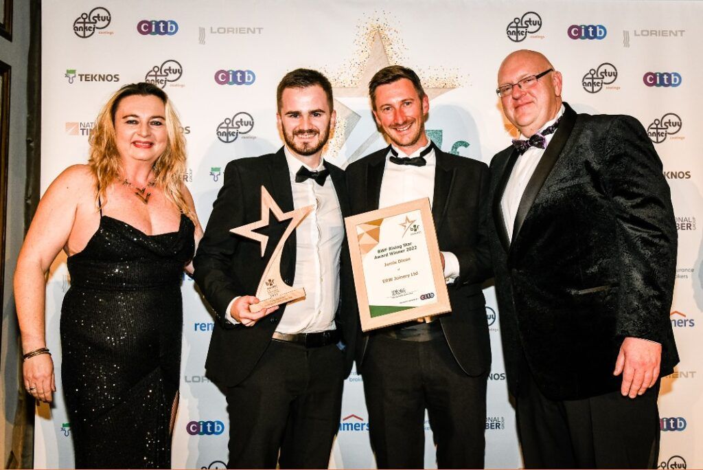 ERW Joinery’s Jamie Dixon wins BWF’s Rising Star Award