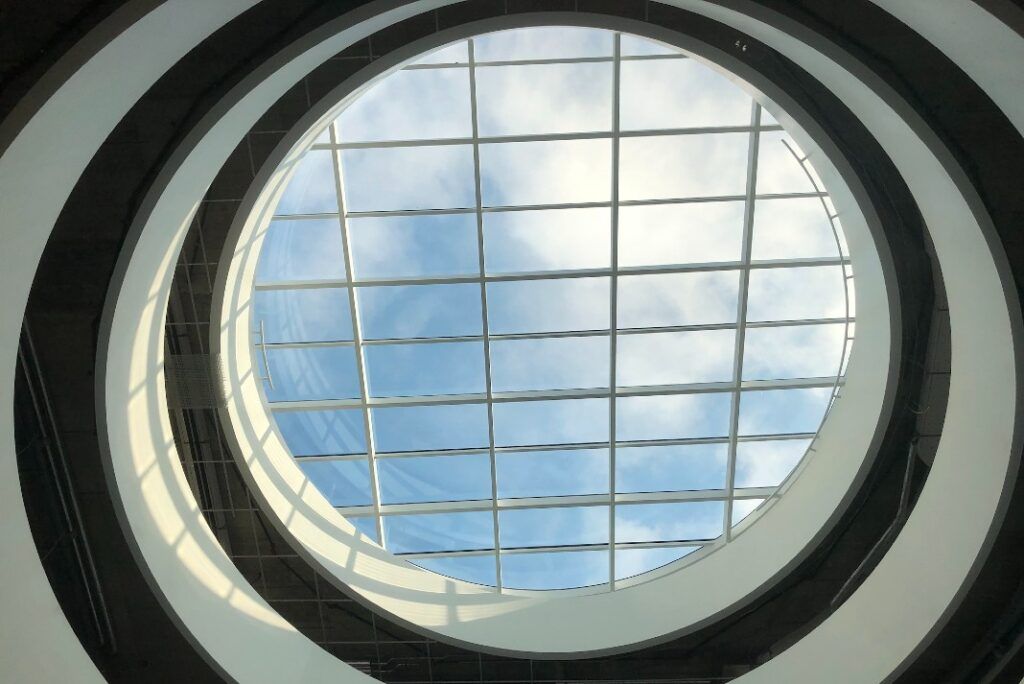 Eyrise team creates round skylight in Zurich | Installations | Glass ...