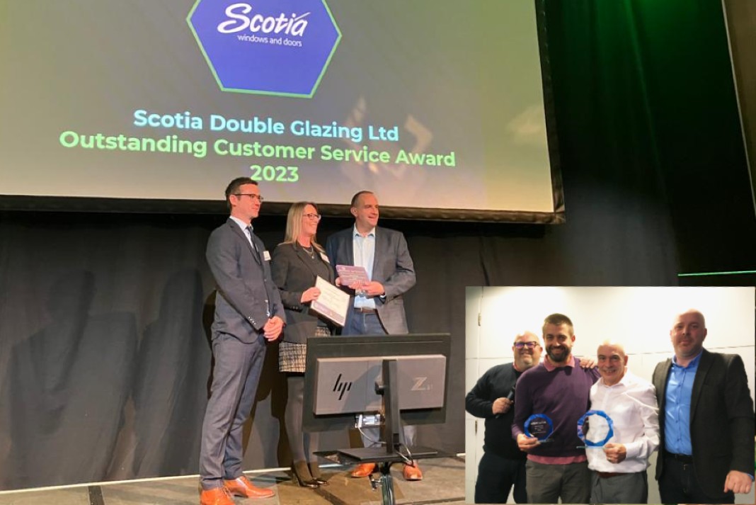 Scotia wins two awards for service to new build customers | Glass ...