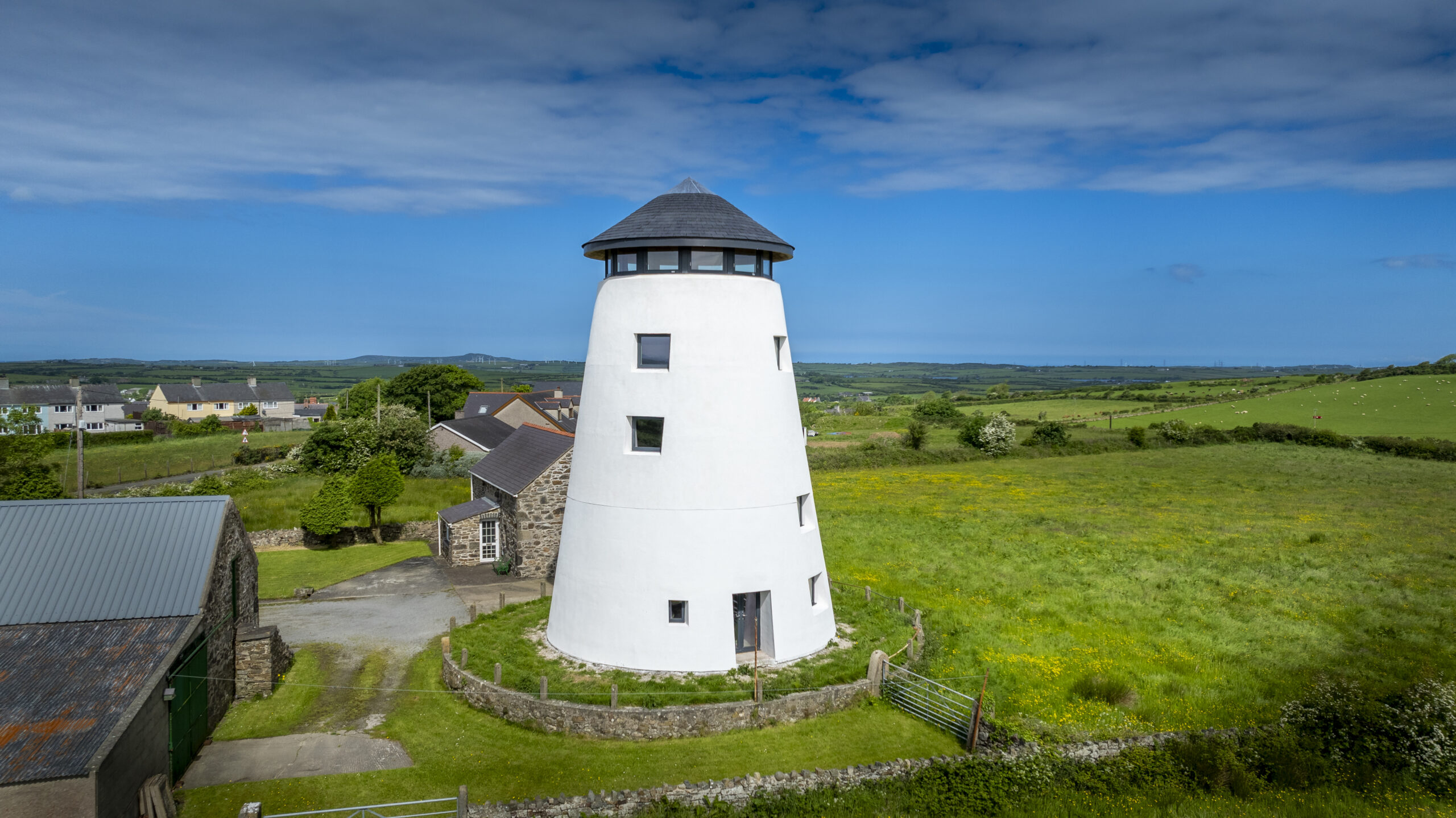 Historic Anglesey windmill gets transformative makeover | Glass ...