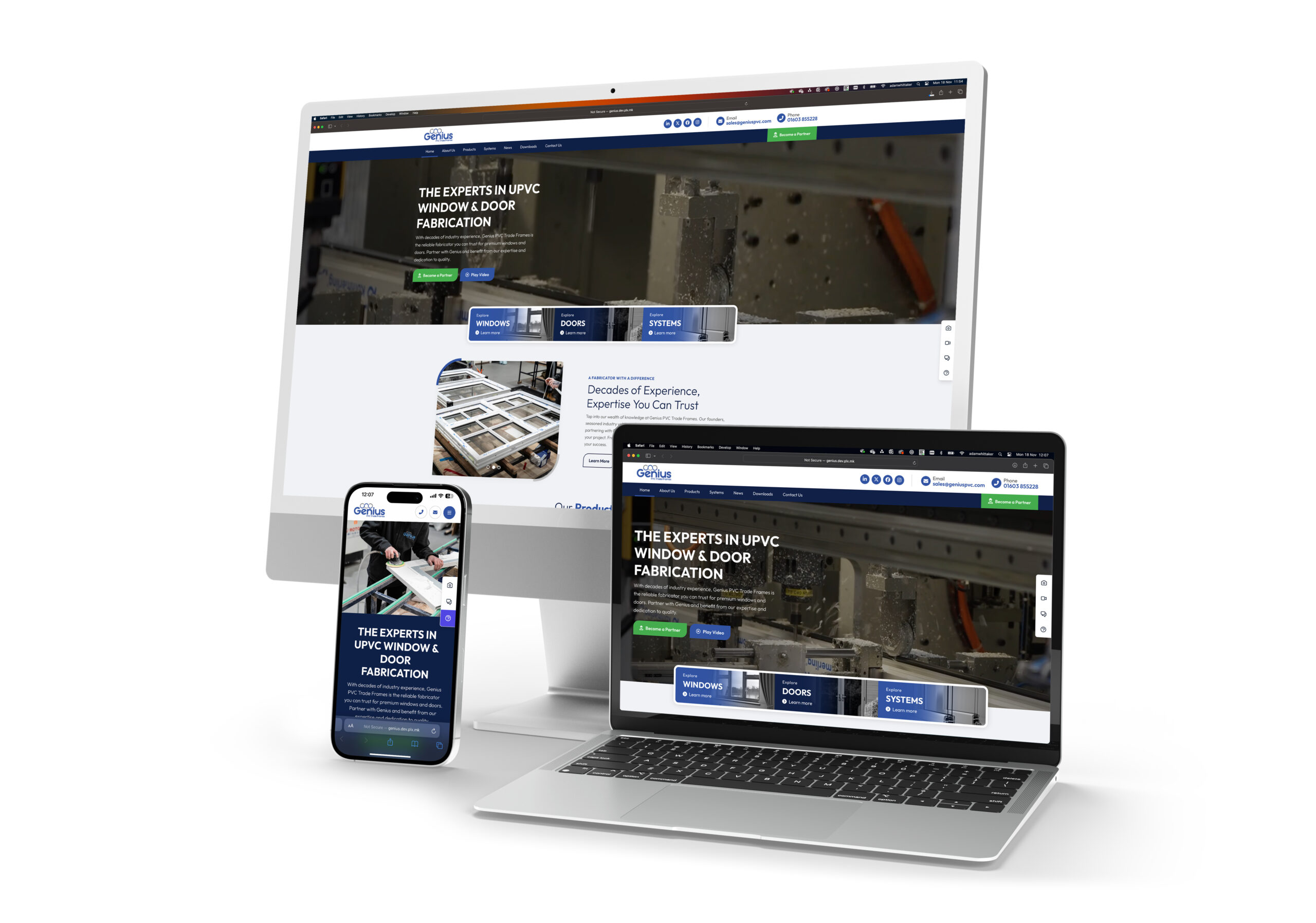 Genius PVC unveils new website | Glass & Glazing Products Magazine (GGP)