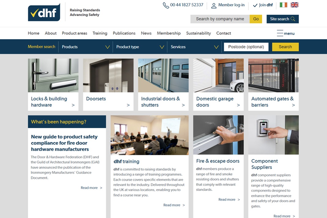 DHF launches Irish website | Glass & Glazing Products Magazine (GGP)
