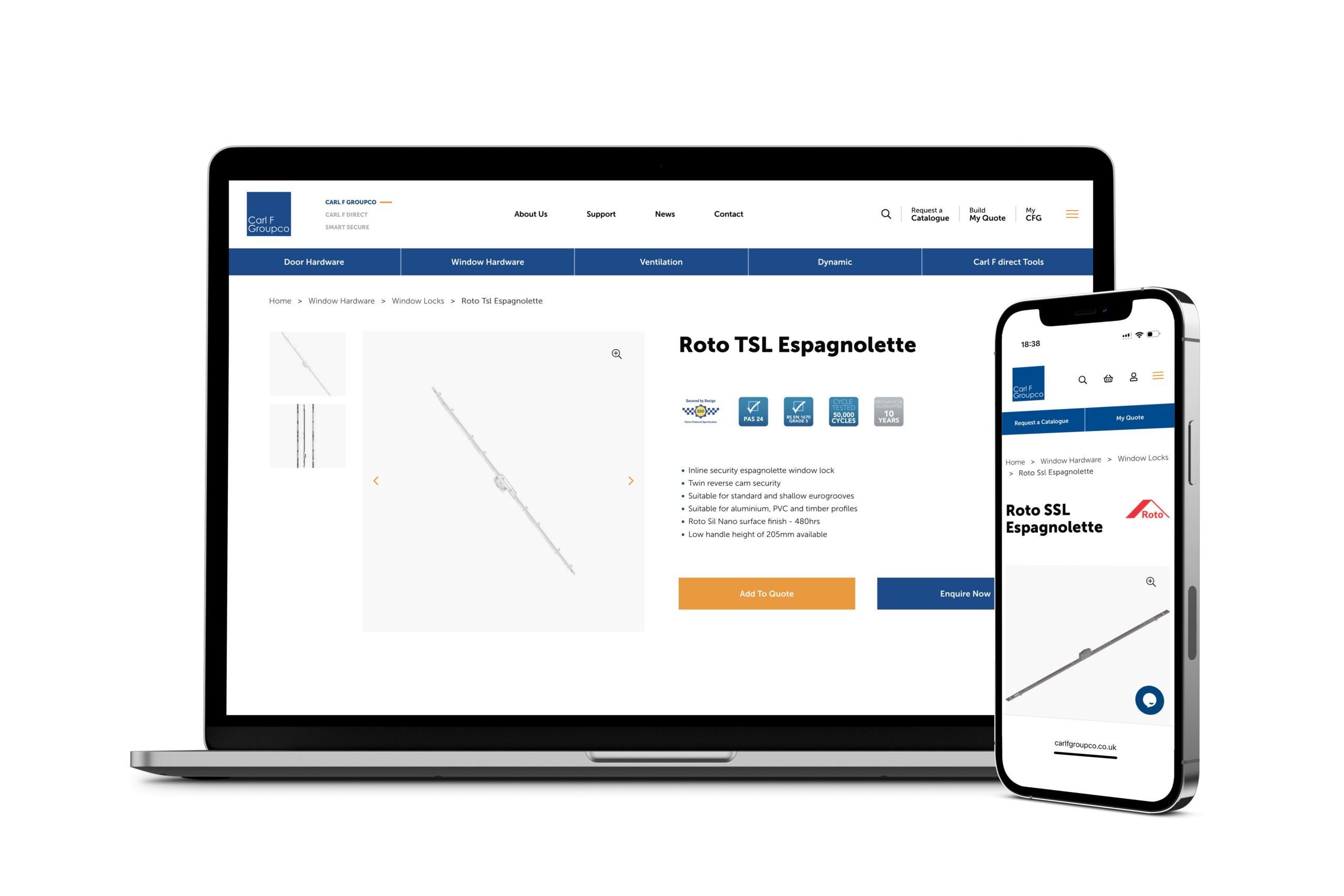 Carl F Groupco marks Roto Espagnolette milestone | Glass & Glazing ...